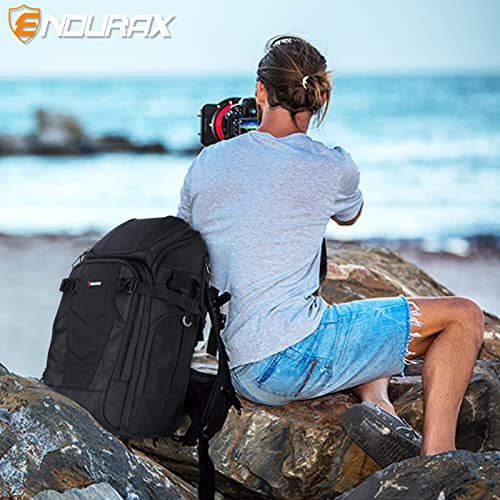 Endurax Extra Large Camera Backpack Camera Bag Compatible with Canon for DSLR Photographers