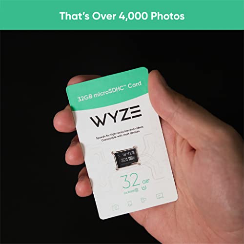 Wyze Expandable Storage 32GB MicroSDHC Card Class 10, Black