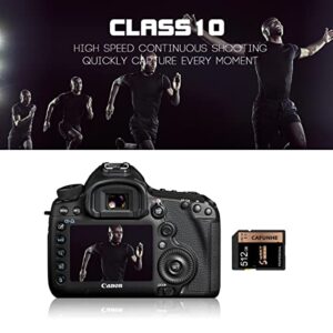 512GB SD Card Class 10 Memory Card High Speed for Digital Camera,Tablet and Drone Videographers,Vloggers SD Memory Cards