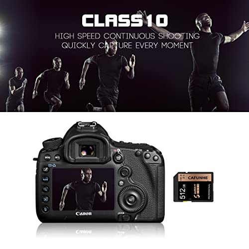 512GB SD Card Class 10 Memory Card High Speed for Digital Camera,Tablet and Drone Videographers,Vloggers SD Memory Cards