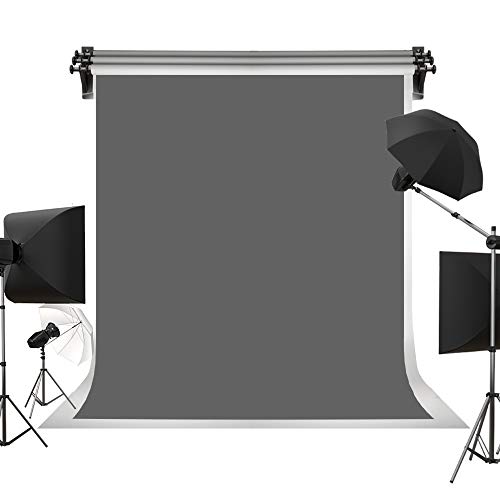 Kate 8ft×10ft Solid Gray Backdrop Portrait Background for Photography Studio