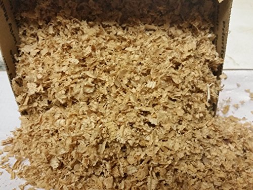 1 Full box of Red Oak wood shavings. 100% all natural wood curls