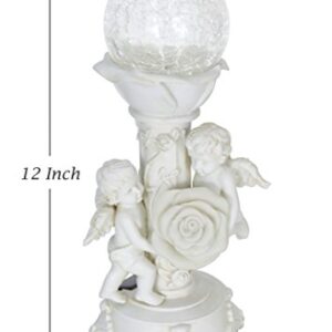 HOMESHINE Christmas Decoration Solar Garden Light Angel Statues Outdoor décor Lights