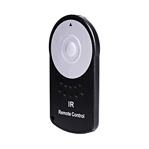 Foto&Tech FTRC-6 IR Wireless Remote Control Compatible with Canon R5 6D Mark II 5D Mark IV III II 5DS 5DR 7D Mark II 77D 6D 7D 80D 70D 60Da 60D T7i T6s T6i T5i T4i T3i T2i T1i XSi XT M6 M5 (1 Piece)