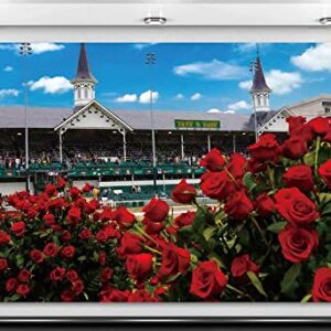 Kentucky Derby Photo Booth Backdrop Churchill Downs Horse Racing Rose Indoor Outdoor Party Photography Home Wall Background Decoration (7×5ft)