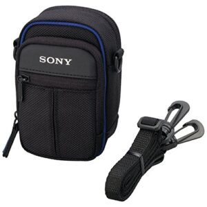 sony lcscsj soft carrying case for sony s, w, t, and n series digital cameras , black