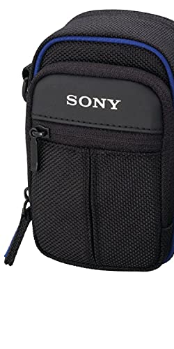 Sony LCSCSJ Soft Carrying Case for Sony S, W, T, and N Series Digital Cameras , Black