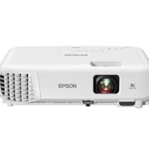 Epson VS260 3-Chip 3LCD XGA Projector, 3,300 Lumens Color Brightness, 3,300 Lumens White Brightness, HDMI, Built-in Speaker, 15,000:1 Contrast Ratio