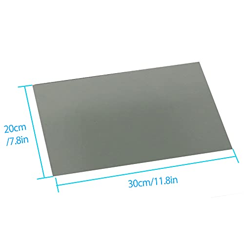 Polarized Film Sheets 2 PCS 7.8x11.8inches/20x30cm Adhesive Polarizer Linear Polarizing Filter for Screen Educational Physics