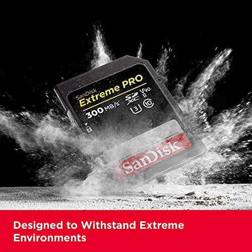 SanDisk 32GB Extreme PRO SDHC UHS-II Memory Card - C10, U3, V90, 8K, 4K, Full HD Video, SD Card - SDSDXDK-032G-GN4IN