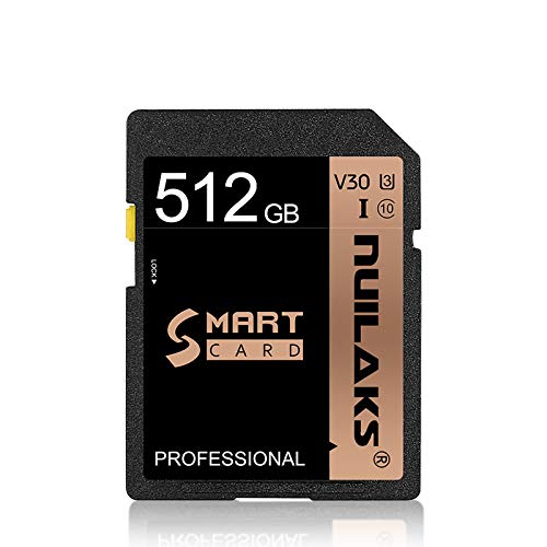 512GB SD Card Memory Card High Speed Security Digital Flash Memory Card Class 10 for Camera,Photographers,Vloggers