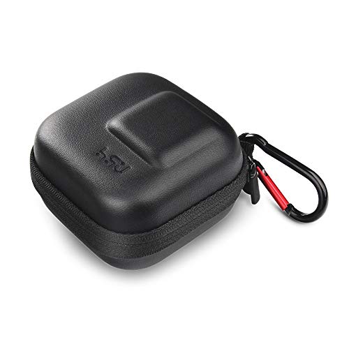 HSU Mini Carrying Case Compatible with GoPro Hero 11/10/9/8/7/(2018)/6/5 Black,Session 5/4,Hero 3+,AKASO/Campark/YI Action Camera and More，Protective Security Bag