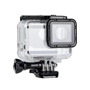 suptig replacement waterproof case protective housing compatible for gopro hero 7 black hero 6 hero 5 underwater use – water resistant up to 147ft (45m)