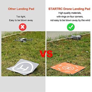 STARTRC Drone Landing Pad Pro, Universal Waterproof Portable Fast-Foldable Helipad for DJI Mini 2 SE/Air 2S/Mini 2/Mini 3 Pro/Mavic 3/Mavic 2/Holy Stone/FPV Drone/DJI Avata/RC Quadcopters (20-inch)