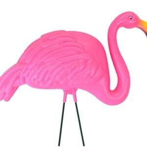 GiftExpress Large Bright Pink Flamingo Yard Ornament/Flamingo Garden Statue/Pink Flamingo Garden Yard Decor (Pack of 2)