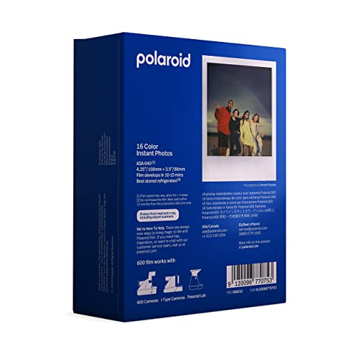 Polaroid Color Film for 600 Double Pack, 16 Photos (6012)