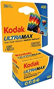 kodak 603 4078 ultramax 400 color negative film (iso 400) 35mm 36 exposures carded