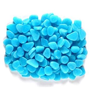 【400 Pcs】 Glow in The Dark Rocks,Glowing Stones Garden Glow in The Dark Pebbles Outdoor Decorative Stones Small Patio Decor Garden Decorations