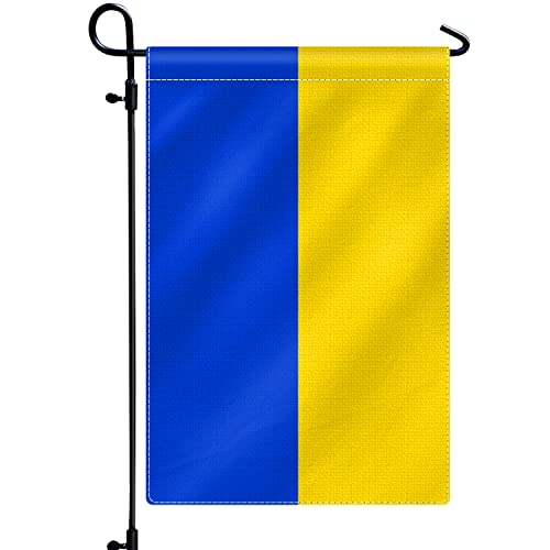 Ukraine Garden Flag, Ukrainian Garden Flag 13X18.5inch Double-Sided Ukraine Flags National International World Country Particular Area House Yard Decoration Banner