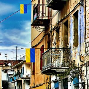 Ukraine Garden Flag, Ukrainian Garden Flag 13X18.5inch Double-Sided Ukraine Flags National International World Country Particular Area House Yard Decoration Banner