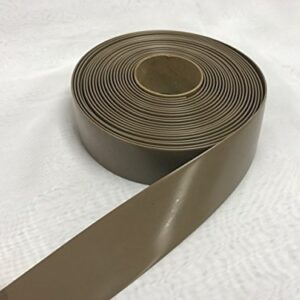 1.5" Wide Vinyl Strap for Patio Pool Lawn Garden Furniture (45' Roll) Make Your Own Replacement Straps. Plus - 50 Free Fasteners! (232 Adobe)