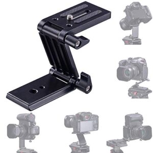 universal flex tilt head z mount bracket arca-swiss tripod head quick release plate mounting for monopod slider rail cage rig stabilizer gimbal compatible with dslr camera canon nikon sony panasonic