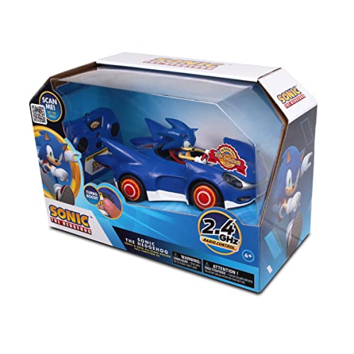 NKOK Sonic and Sega All Stars Racing Remote Controlled Car - Sonic The Hedgehog, for Ages 6 and up, Allows Children to Pretend to Drive and Have Fun at The Same Time!