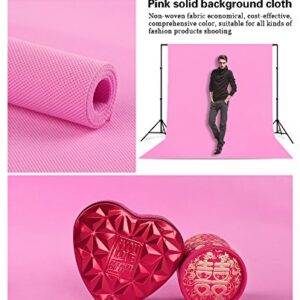 LYLYCTY 5x7ft Photography Studio Non-Woven Backdrop Millennium Pink Backdrop Solid Color Backdrop Simple Background LY091