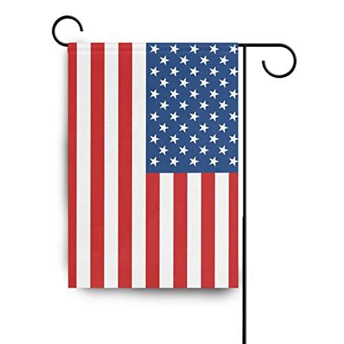 America Garden Flag USA US Flag house flags for outdoors double sided 12x18 Inch Welcome Banner Yard Decor Flag