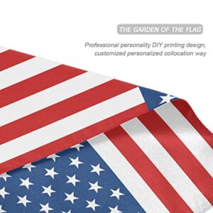 America Garden Flag USA US Flag house flags for outdoors double sided 12x18 Inch Welcome Banner Yard Decor Flag