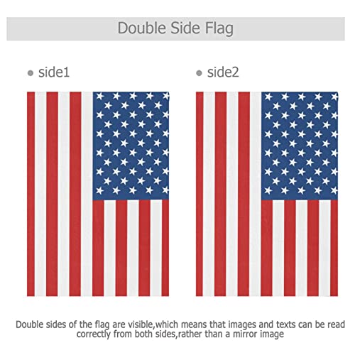 America Garden Flag USA US Flag house flags for outdoors double sided 12x18 Inch Welcome Banner Yard Decor Flag