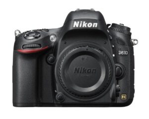 nikon d610 24.3 mp cmos fx-format digital slr camera (body only)