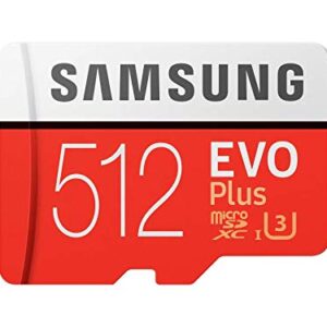 Samsung EVO Plus Class 10 Micro SDXC with Adapter, 512GB (MB-MC512GA)