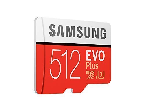 Samsung EVO Plus Class 10 Micro SDXC with Adapter, 512GB (MB-MC512GA)