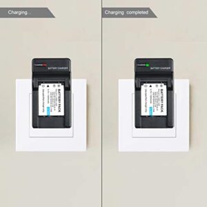 Rainy King EN-EL10 Battery Charger for Nikon Coolpix S200, S203, S210, S220, S230, S3000, S4000, S500, S510, S5100, S520, S570 and More, Replacement for Nikon MH-63 Charger