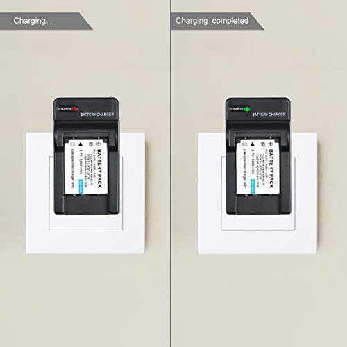 Rainy King EN-EL10 Battery Charger for Nikon Coolpix S200, S203, S210, S220, S230, S3000, S4000, S500, S510, S5100, S520, S570 and More, Replacement for Nikon MH-63 Charger