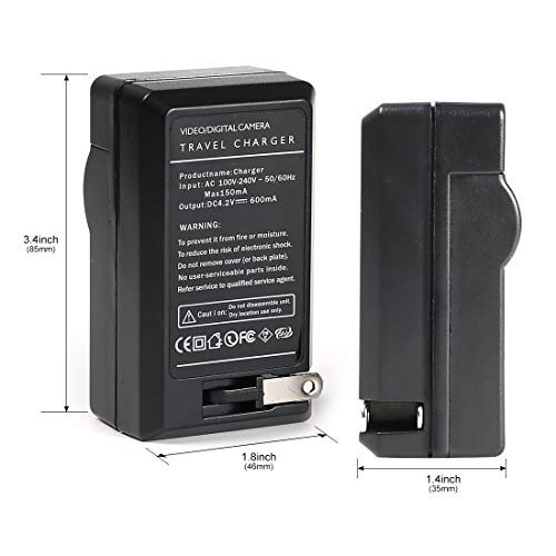 Rainy King EN-EL10 Battery Charger for Nikon Coolpix S200, S203, S210, S220, S230, S3000, S4000, S500, S510, S5100, S520, S570 and More, Replacement for Nikon MH-63 Charger