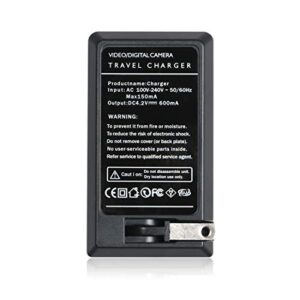 Rainy King EN-EL10 Battery Charger for Nikon Coolpix S200, S203, S210, S220, S230, S3000, S4000, S500, S510, S5100, S520, S570 and More, Replacement for Nikon MH-63 Charger