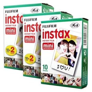 fujifilm instax mini instant film for fujifilm 7s 8 9 11 25 70 sp-1 sp-2 camera printer (50 films)