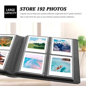 192 Pockets Photo Album for Fujifilm Instax Square SQ1/SQ6/SQ10/SQ20 Camera, Kodak Mini 3 Square,Mini Shot 3 Square, Mini Shot 3 Square Printer, Album for Instax Square Photo, Kodak 3x3" Photo