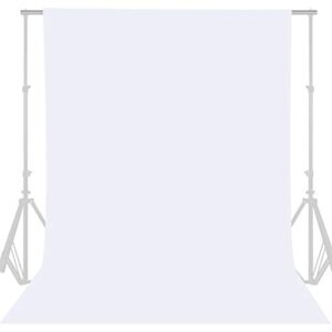 gfcc 8ftx10ft white backdrop background for photography photo booth backdrop for photoshoot background screen video recording parties curtain