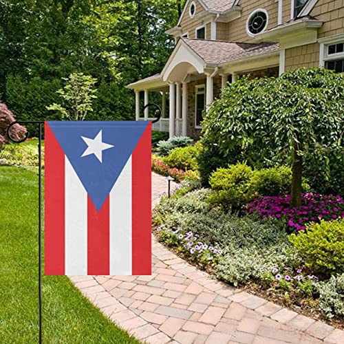 Puerto Rico Garden Flag Puerto Rico Flag Double Sided Polyester Flag Small Yard Flag for Holiday Outdoor Decorations 12x18 Inch