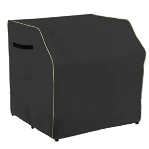 bitubi 41 inch outdoor bar set cover 600d oxford cloth classic black heavy duty waterproof patio bar set cover wicker bar table set covers