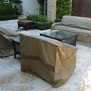 Over Sized Sofa Cover - Weatherproof Your Patio Furniture in Neutral Taupe 93.5" L x 45" D x 39" H