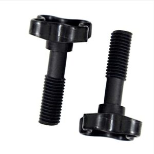 zshiyuio swing fixing screw,diameter 0.43 inch,m10 torx screws for porch garden swing canopy 2pcs(black)