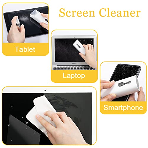 Walrfid Airpods Electronic Screen 7 in 1 Cleaner Kit Laptop Keyboard Cleaning Tool for ipad/iwatch/Computer/Phone/MacBook with 5ml Touchscreen Cleaners Mist (Grey)