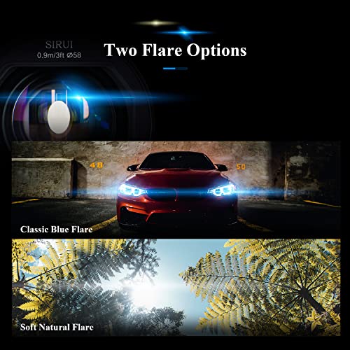 SIRUI Saturn 35mm T2.9 1.6X Full Frame Carbon Fiber Anamorphic Lens, Lightweight Cinema Lens for Drones, Handheld Gimbal Stabilizers (E Mount, Natural Flare)