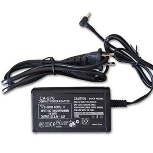 ca-570 ac adapter charger compatible with canon vixia hv/hf/hg series: vixia hv10 vixia hv20 vixia hv30 vixia hf m32 vixia hf10 vixia hf11 vixia hf200 vixia hf20 vixia hf s10 vixia hf s100