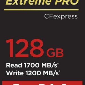 SanDisk 128GB Extreme PRO CFexpress Card Type B - SDCFE-128G-GN4NN