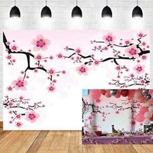 leyiyi romantic cherry blossoms backdrop 7x5ft photography background valentine’s day decoration soft pink love theme wedding party kids girls boys adults love photo booth video props